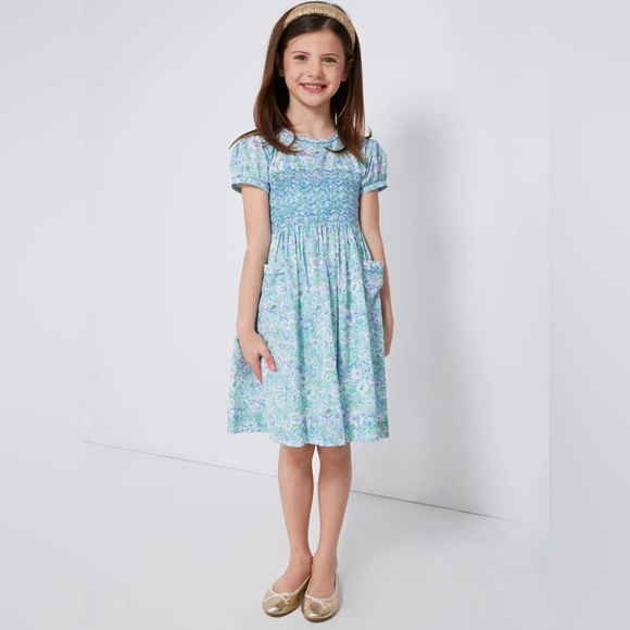 Rachel Riley | Dresses | Nwt Rachel Riley Floral Meadow Smocked Aline ...